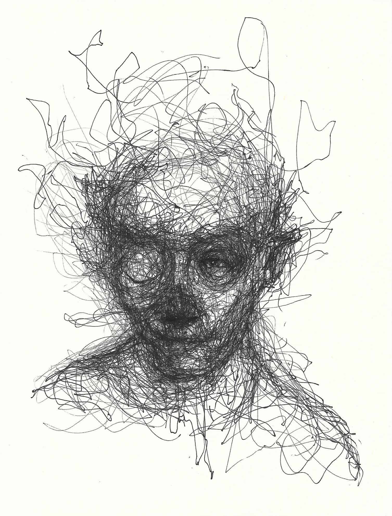 Adam Riches und seine faszinierenden Kugelschreiberzeichnungen