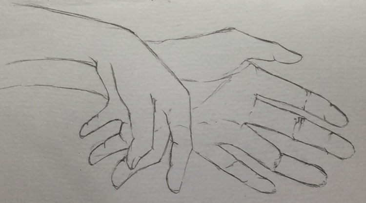 Hände malen lernen: Schritt-für-Schritt Anleitung in Aquarell