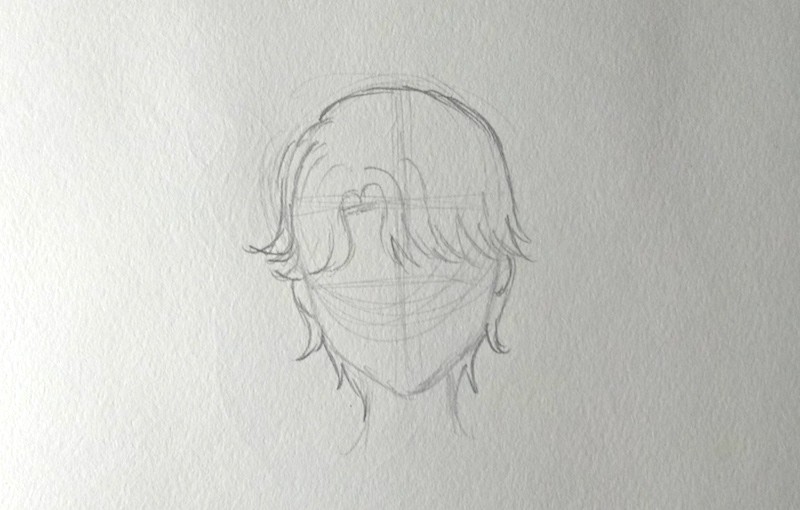 Einfach, Die Haare Eines Anime Mädchens Zu Zeichnen