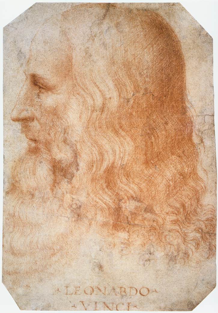 Selbstbildnis von Leonardo da Vinci | Alle Details zur Zeichnung